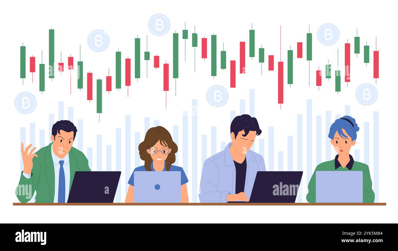 Bear market cartoon hi-res stock photography and images - Alamy