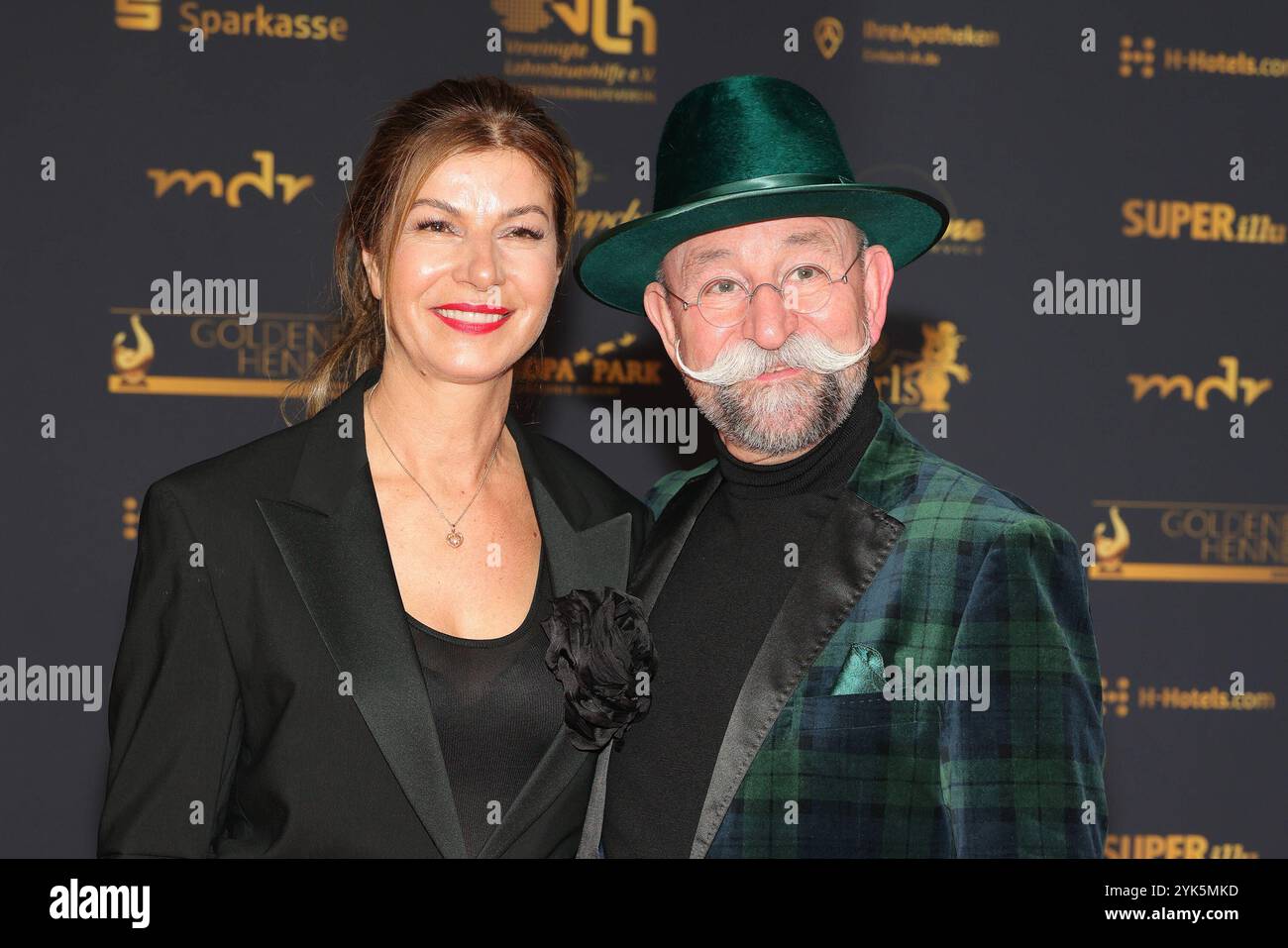 Verleihung der Goldenen Henne 2024 Horst Lichter mit Ehefrau Nada auf ...