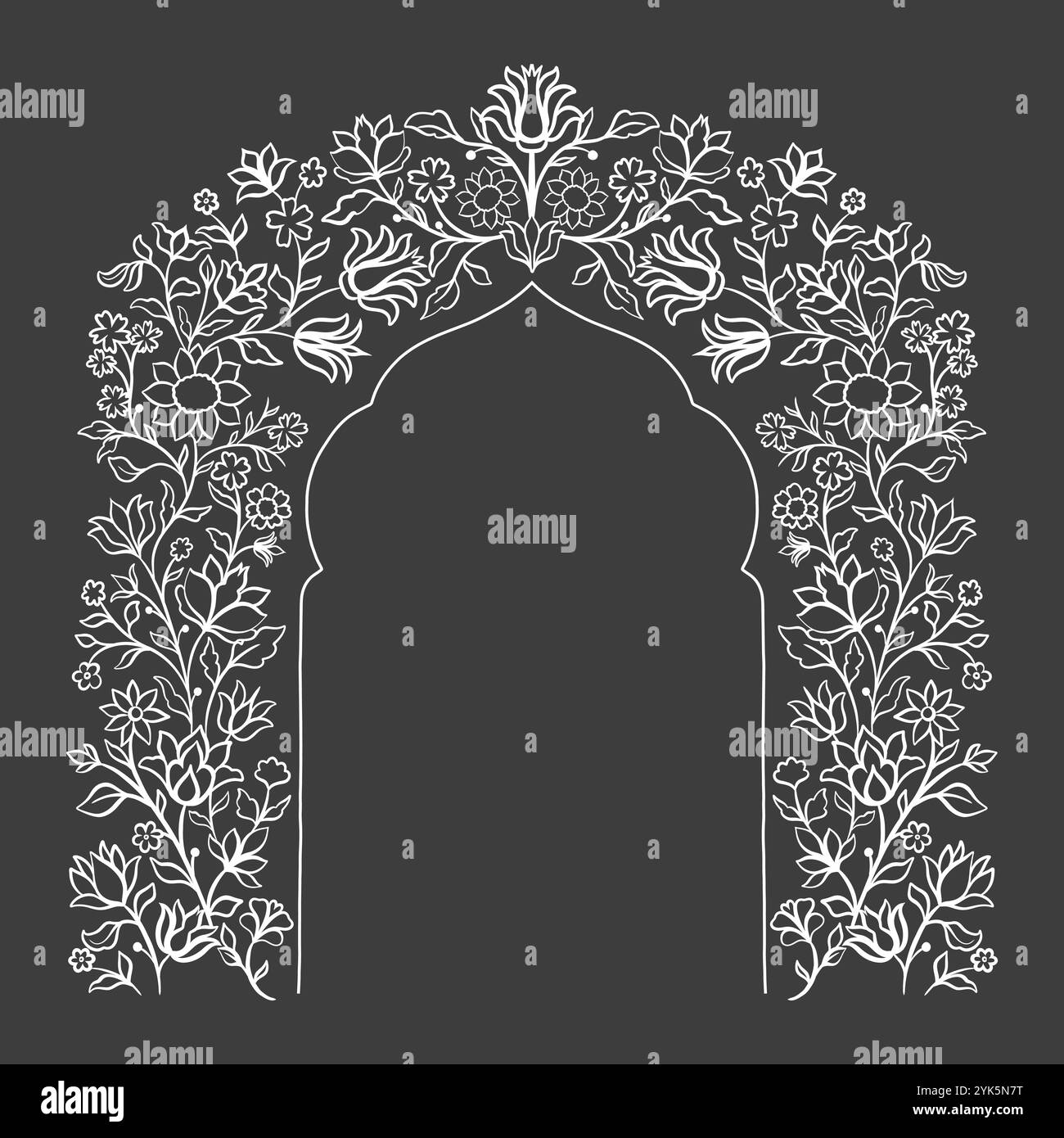 Persian mughal style Stock Vector Images - Alamy