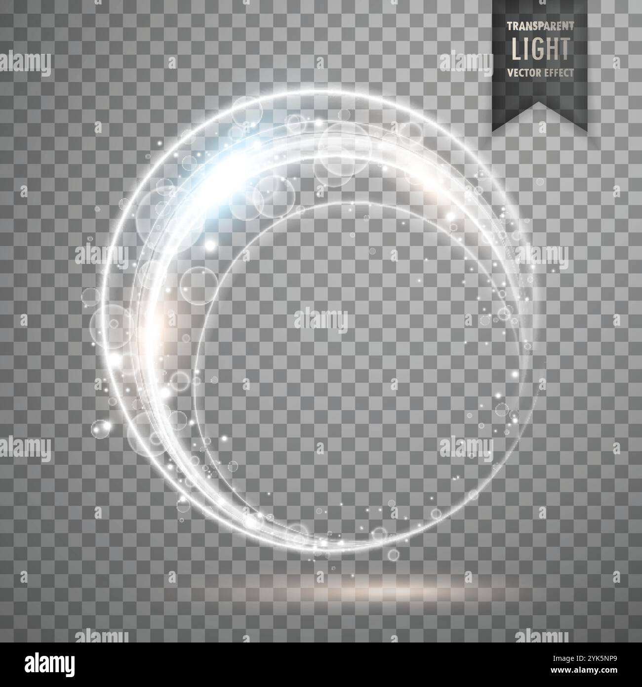 vector light ring effect design Stock Vector Image & Art - Alamy