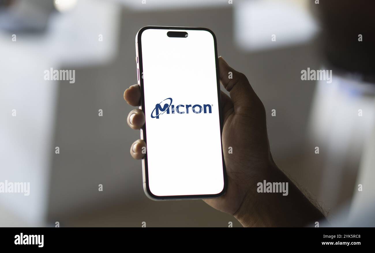 Micron logo hi-res stock photography and images - Alamy
