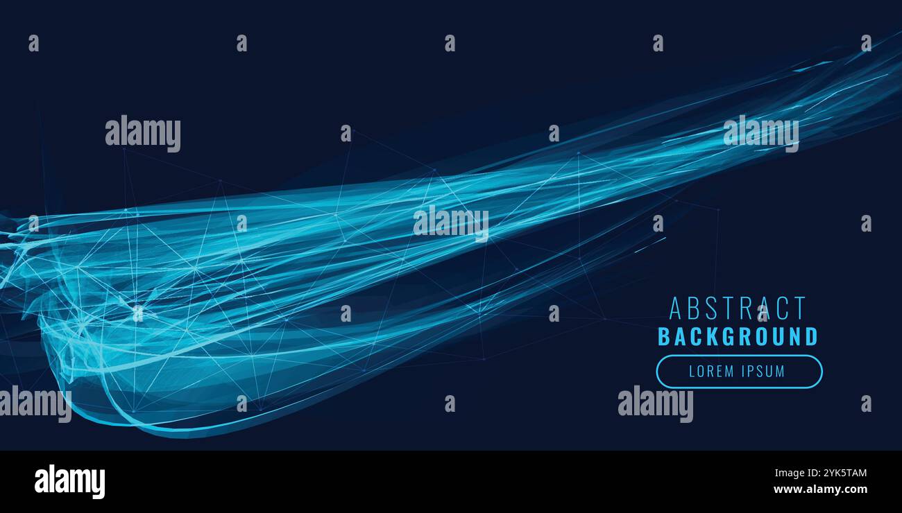 abstract blue light effect background Stock Vector Image & Art - Alamy