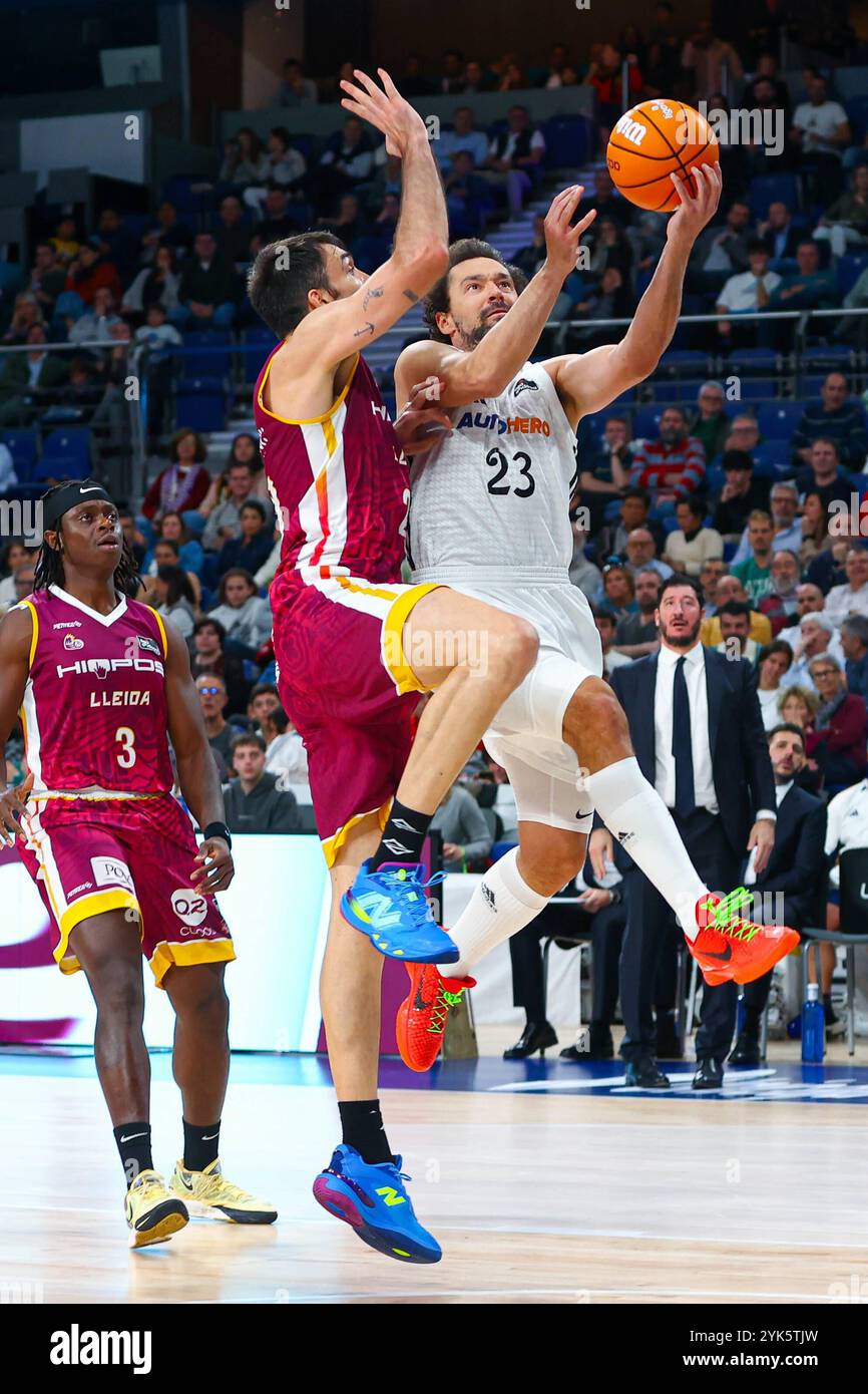 Madrid, Spain. 17th Nov, 2024. 17th November 2024; Wizink Center; Liga ...