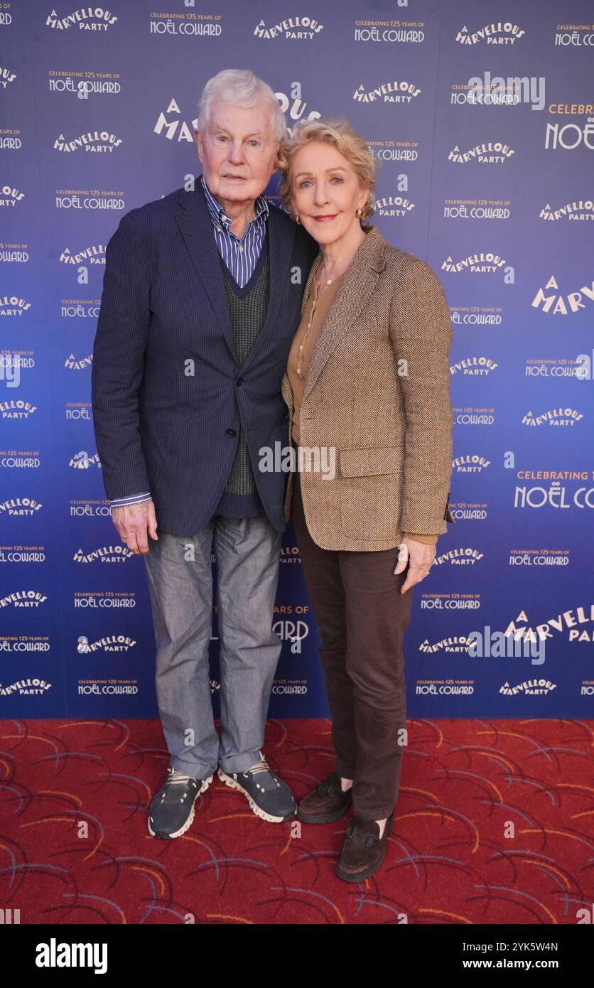 Derek Jacobi and Patricia Hodge at rehearsals for A Marvellous Party, a ...