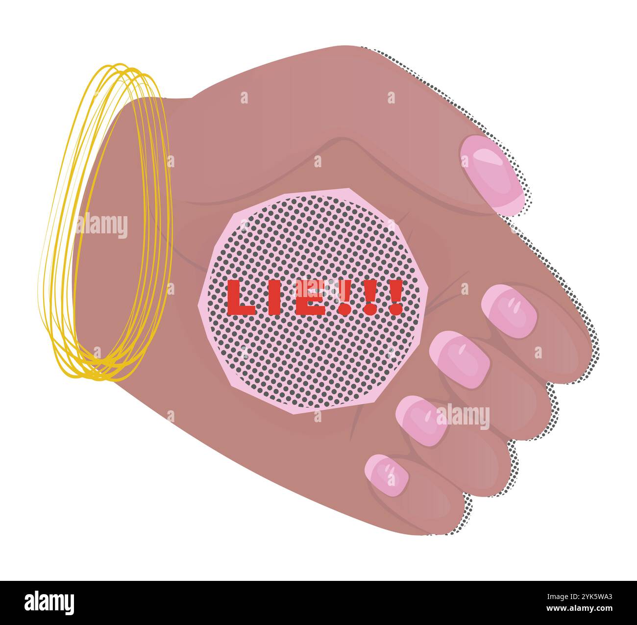 Lie symbol Stock Vector Images - Alamy