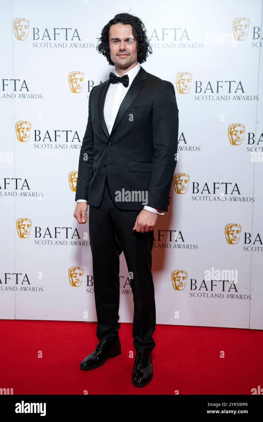 Jamie Roy arriving at the BAFTA Scotland Awards at DoubleTree by Hilton ...
