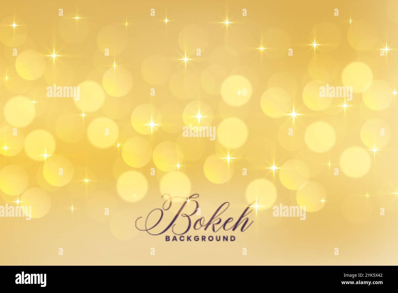 Golden bokeh star particles in Stock Vector Images - Alamy