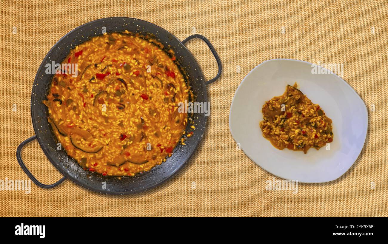 Spanish Rice with Vegetables at Resturant, Spanish Cuisine, Spanish ...