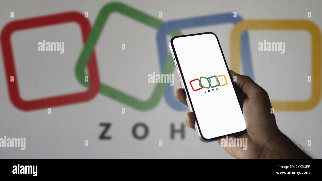 Zoho people logo hi-res stock photography and images - Alamy