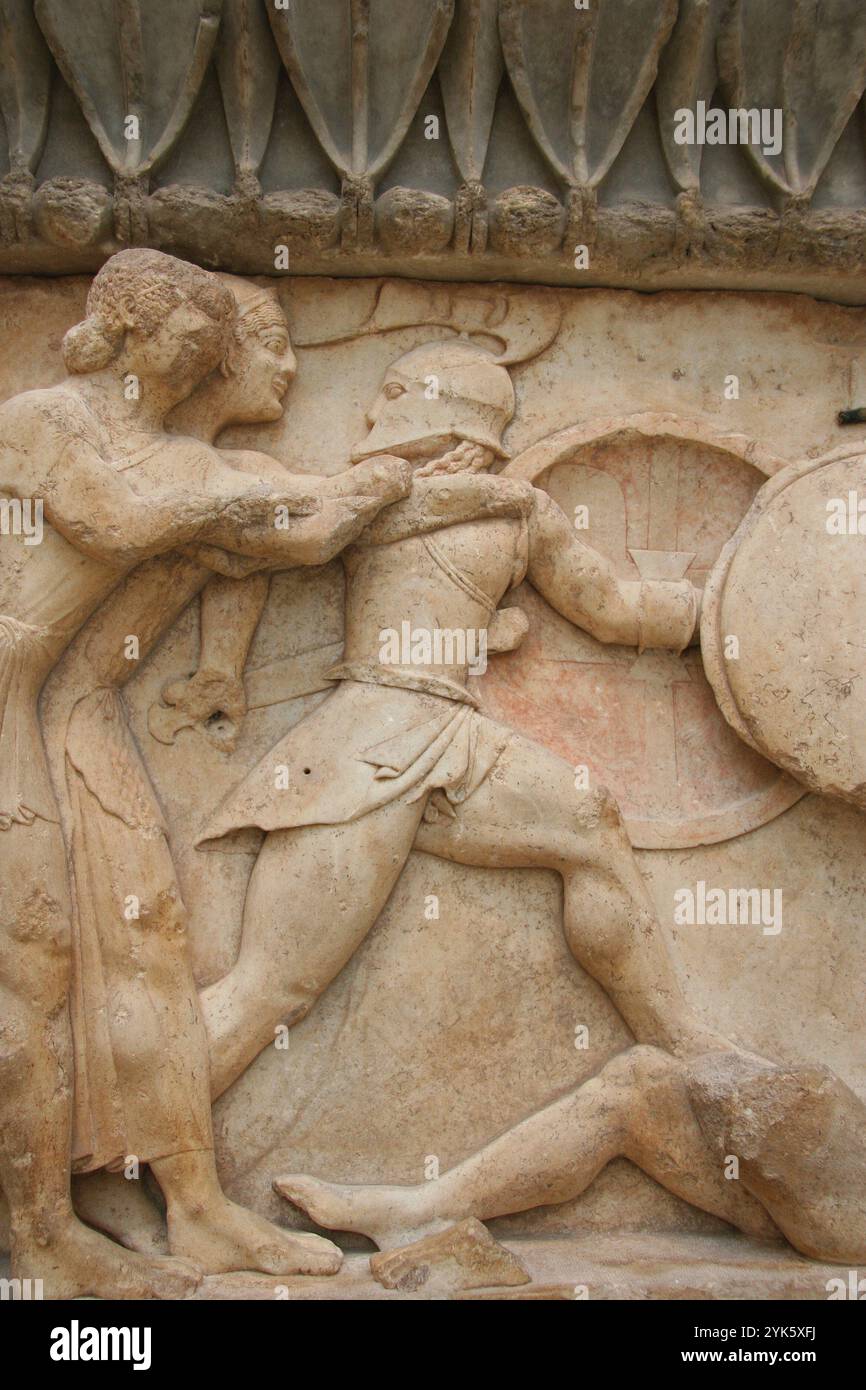 Greek relief apollo hi-res stock photography and images - Alamy