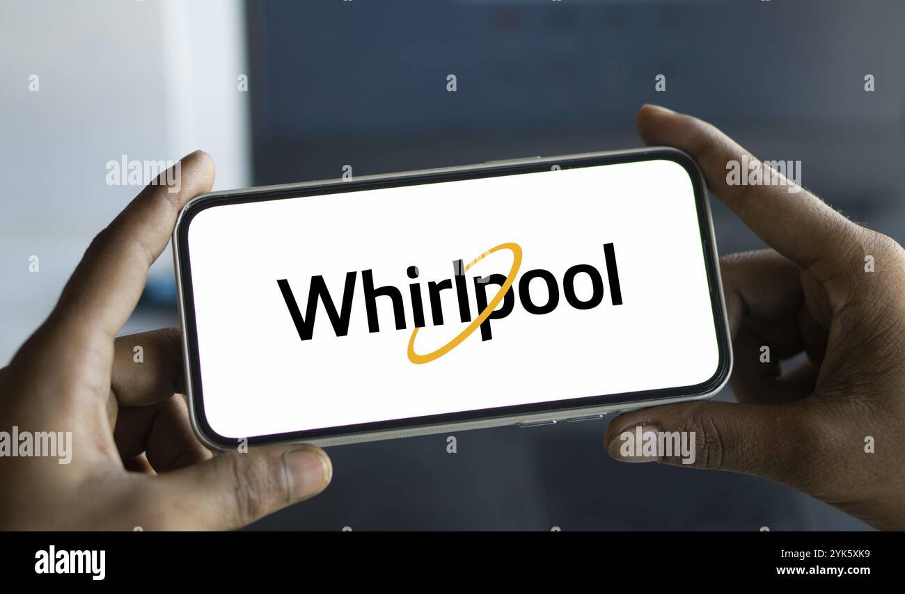 Whirlpool logo hi-res stock photography and images - Alamy
