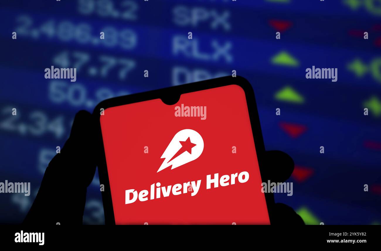 Delivery hero logo hi-res stock photography and images - Alamy