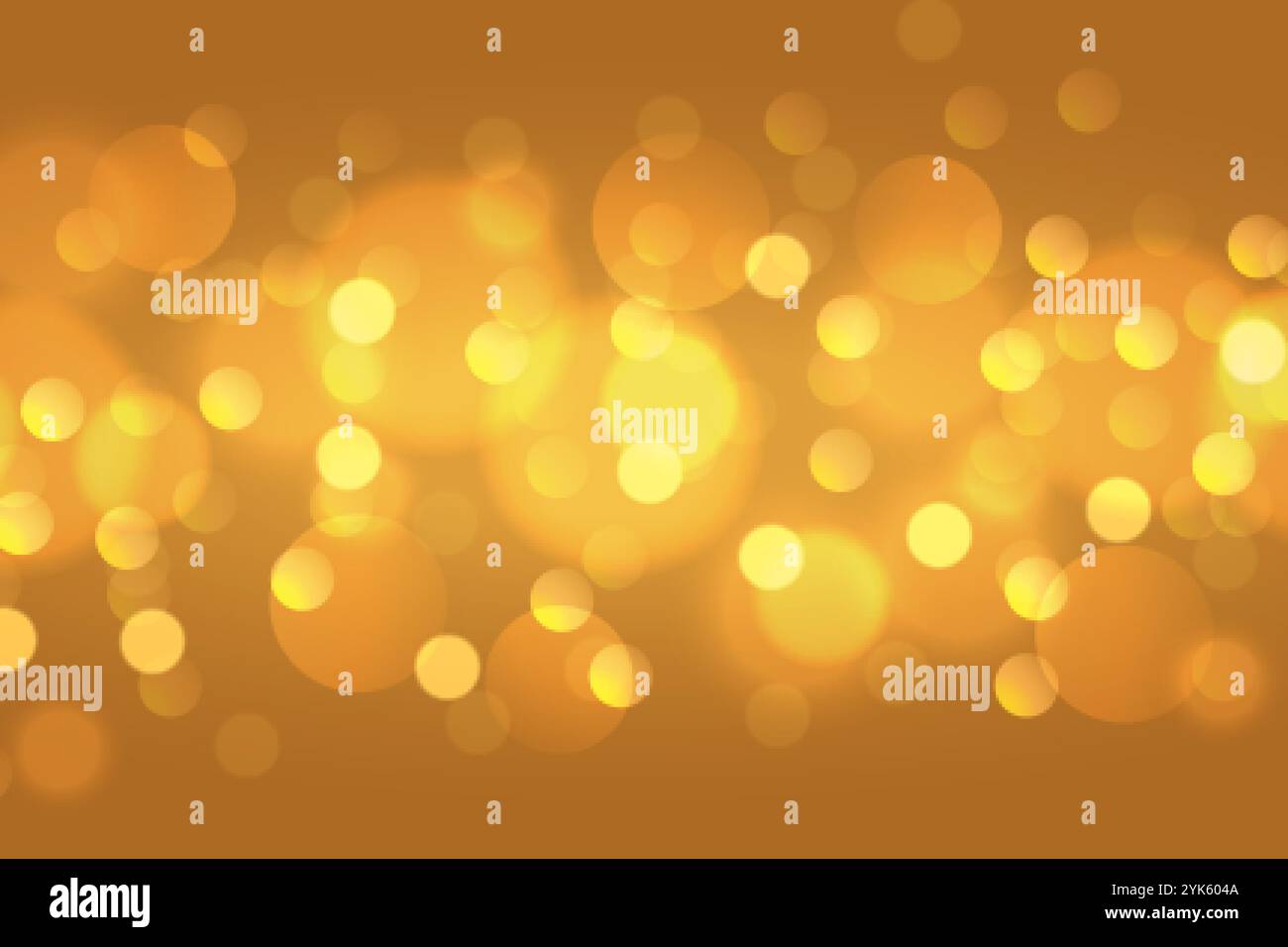 beautiful golden bokeh lights background wallpaper design Stock Vector ...