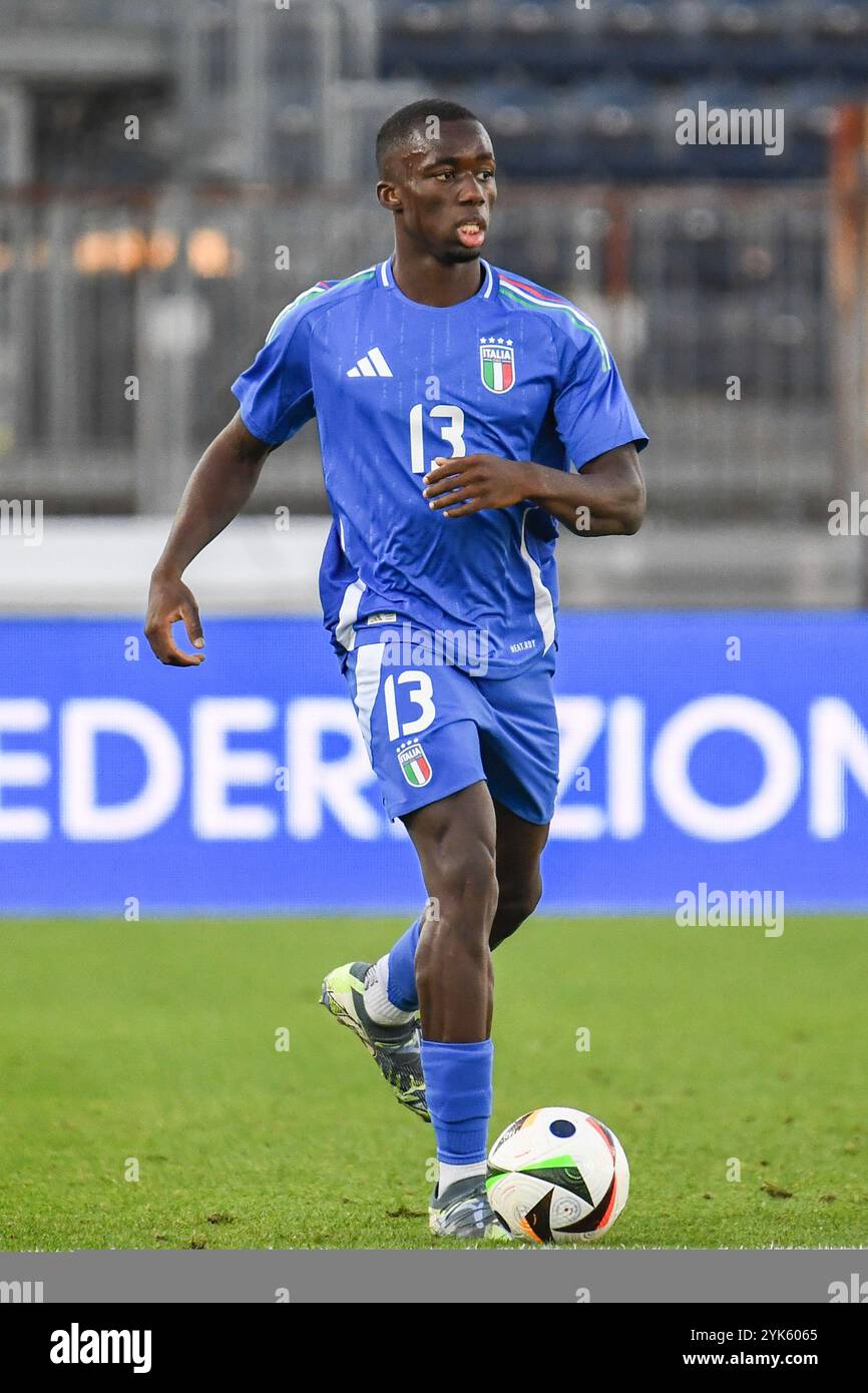 defender Michael Olabode Kayode (Italy) during Under 21 - Italy vs France, Friendly football ...