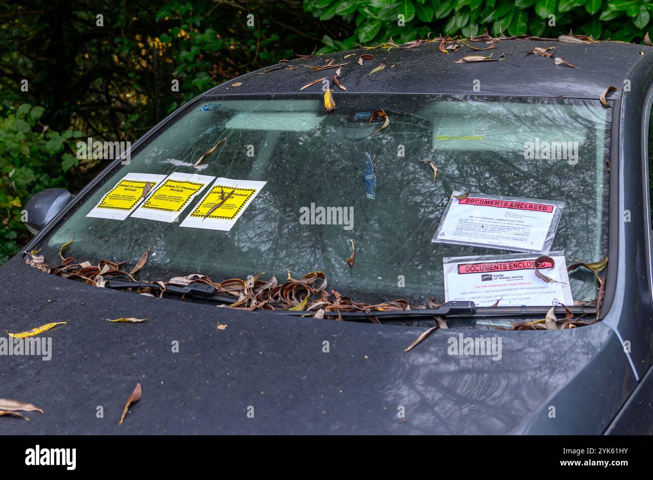 Parking notice enclosed hi-res stock photography and images - Alamy