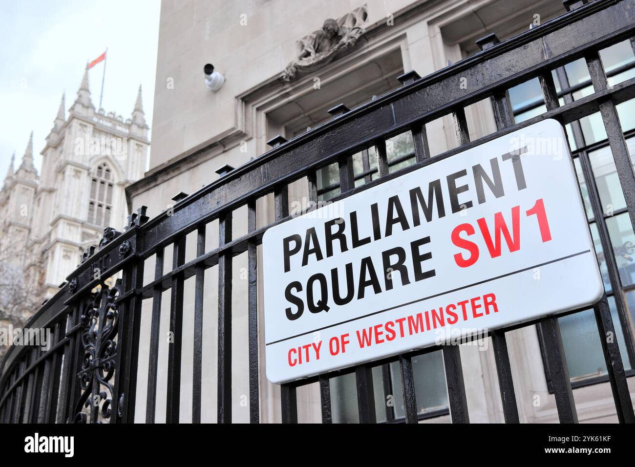 Parliament Square sign, City of Westminster, London SW1 Stock Photo - Alamy