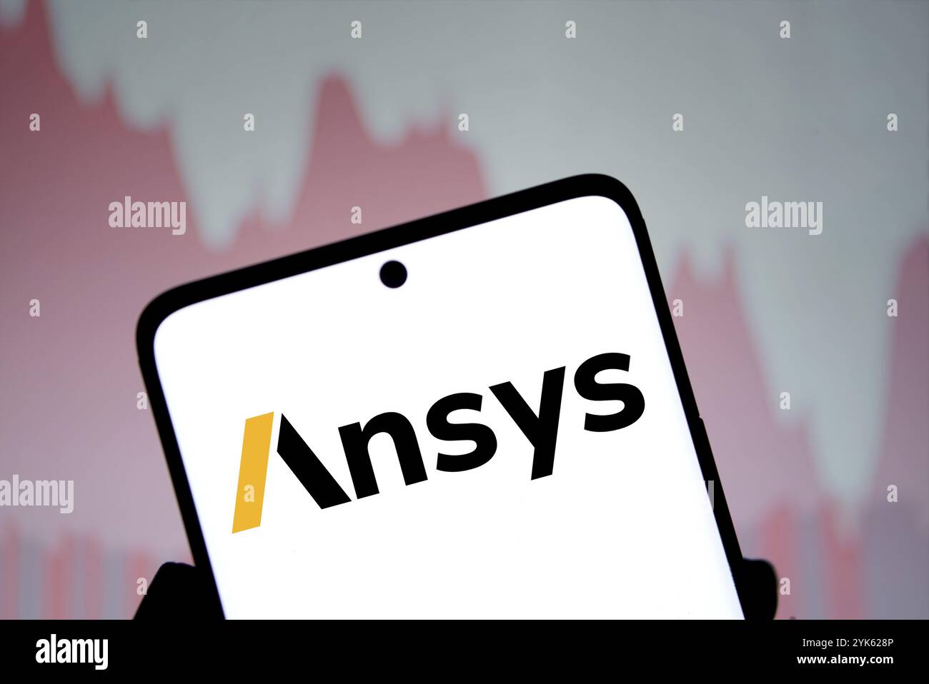 Ansys logo is displayed on smartphone. Ansys Inc is an american ...