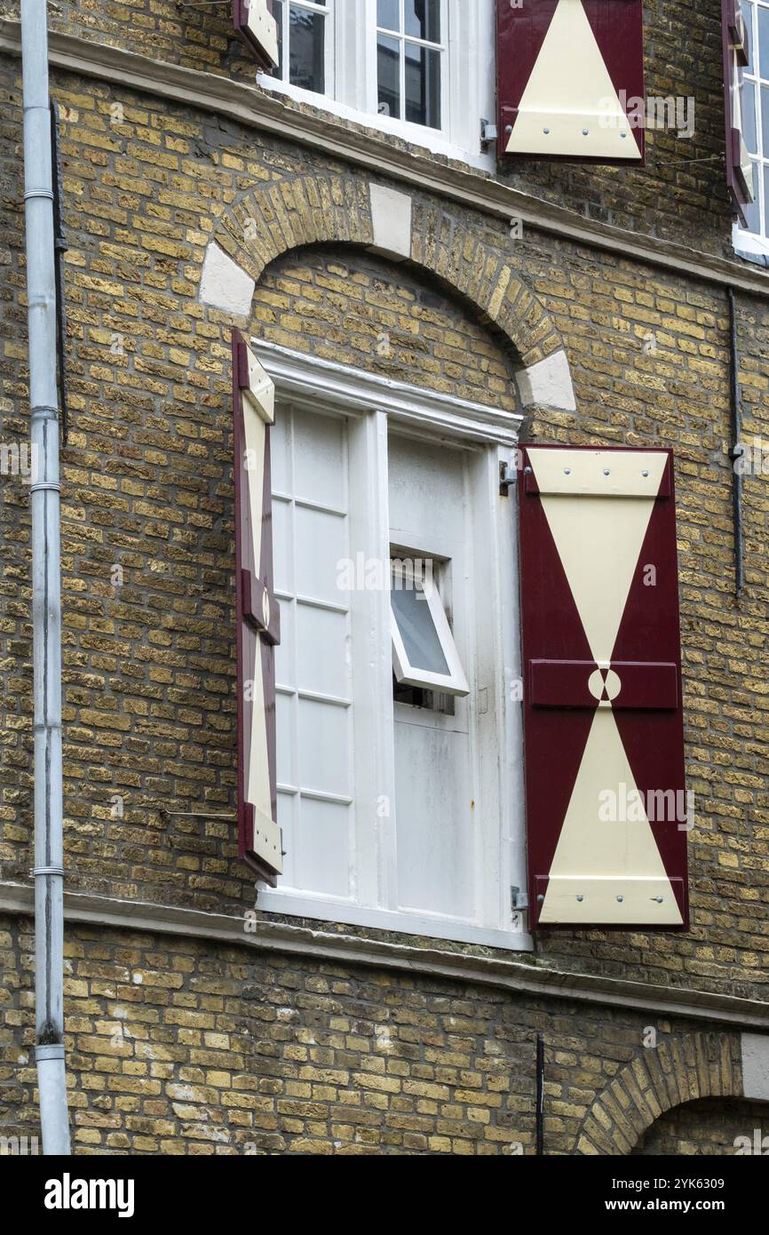Window with shutters on a medieval building in the netherlands Stock Photo - Alamy