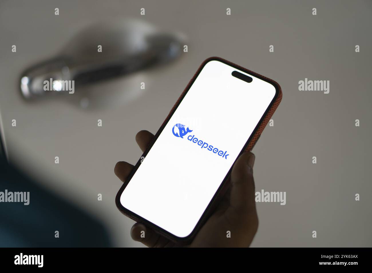 Deepseek Ai logo is displayed on smartphone Stock Photo - Alamy