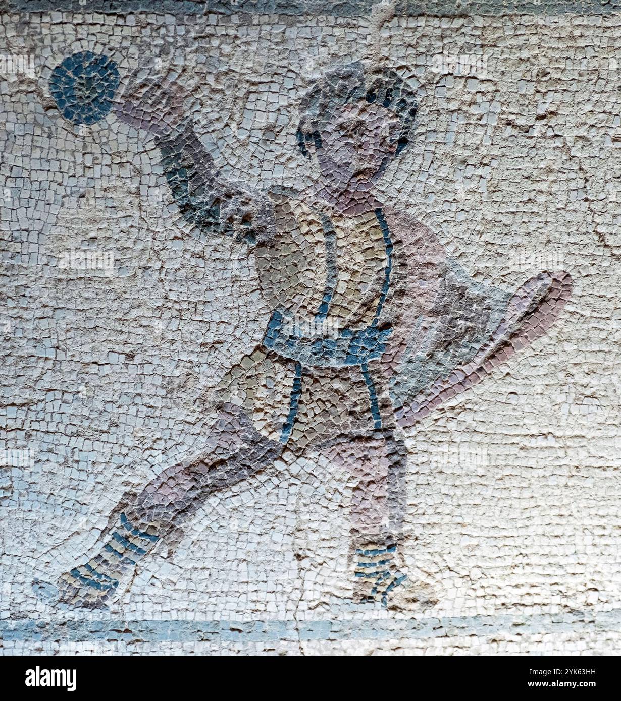 House of Dionysus, Paphos, Cyprus: Hunting scene Roman floor mosaic ...