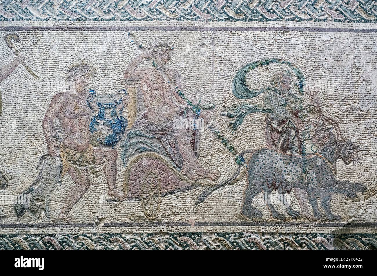 The House of Dionysus mosaics, Paphos Archaelogical park, Cyprus: The ...