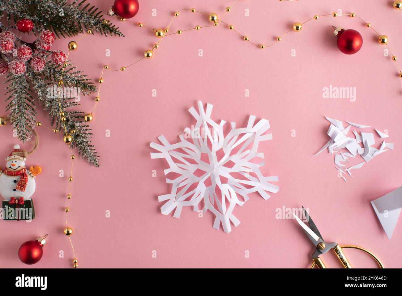 DIY a snowflake with your own hands. Step-by-step origami instructions ...