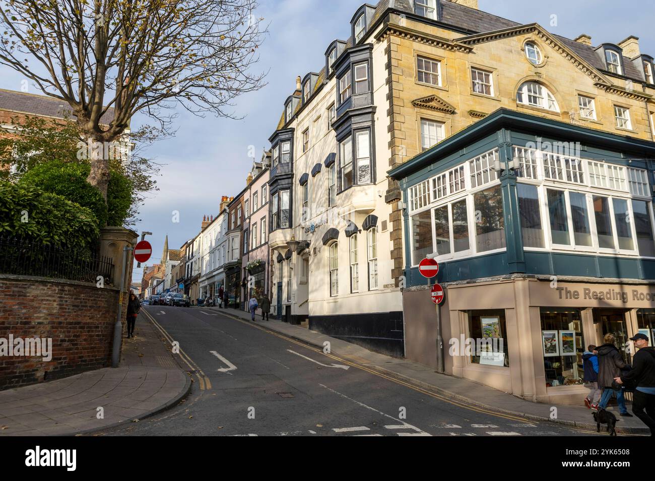 Skinner Street in Whitby with its quirky shops cosy cafes and ...