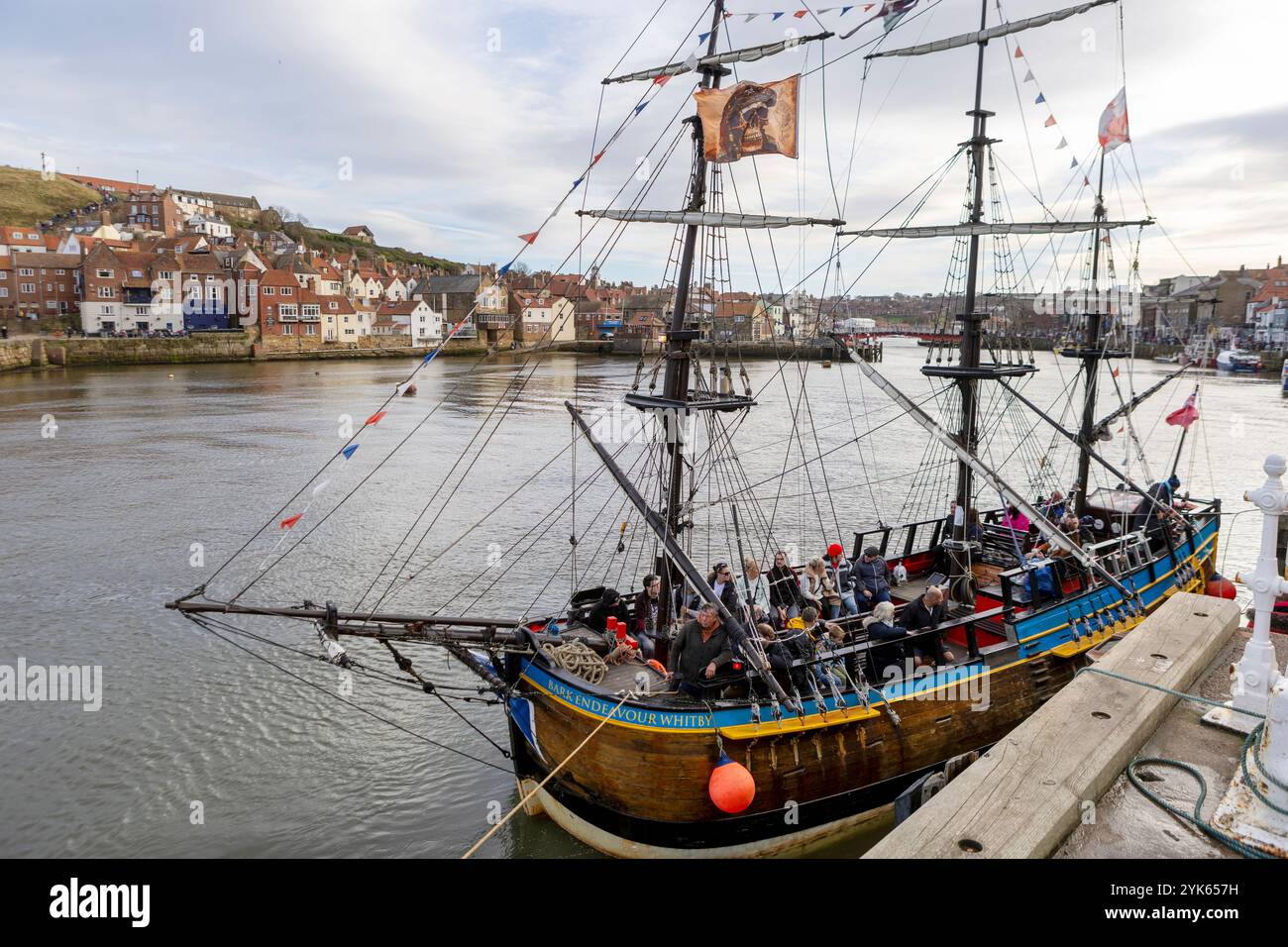 Authentic replica of hms endeavour hi-res stock photography and images ...
