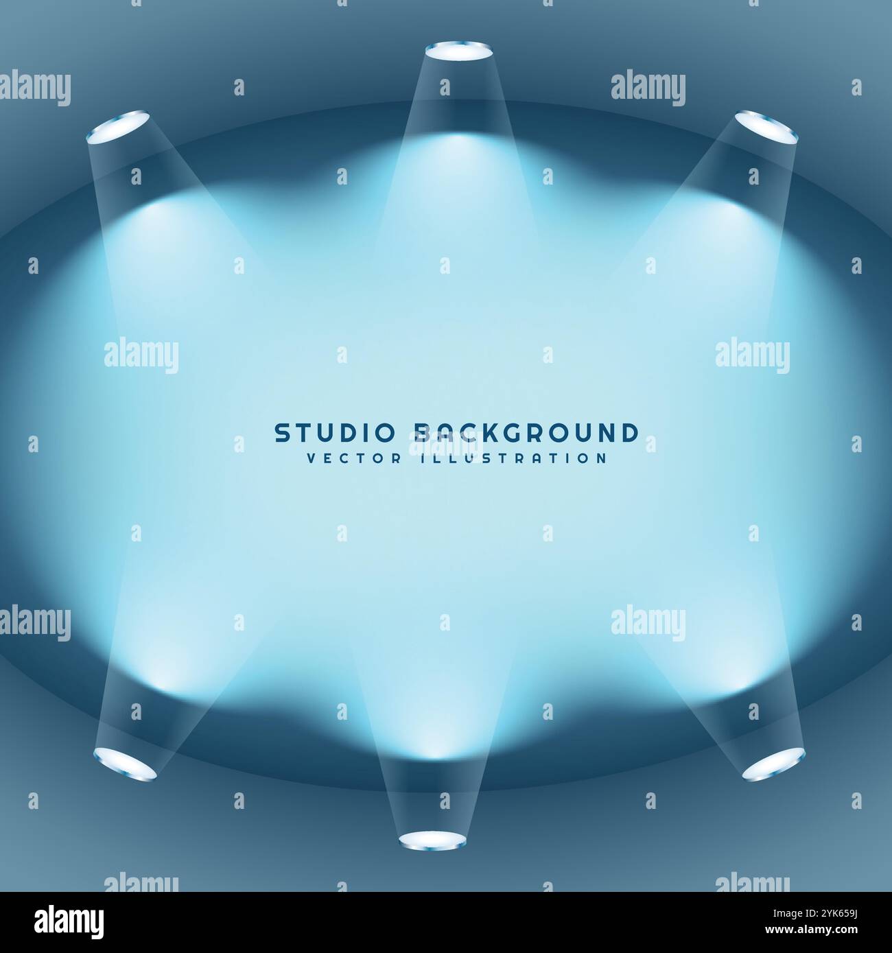 Empty stage under spot lights hi-res stock photography and images - Alamy