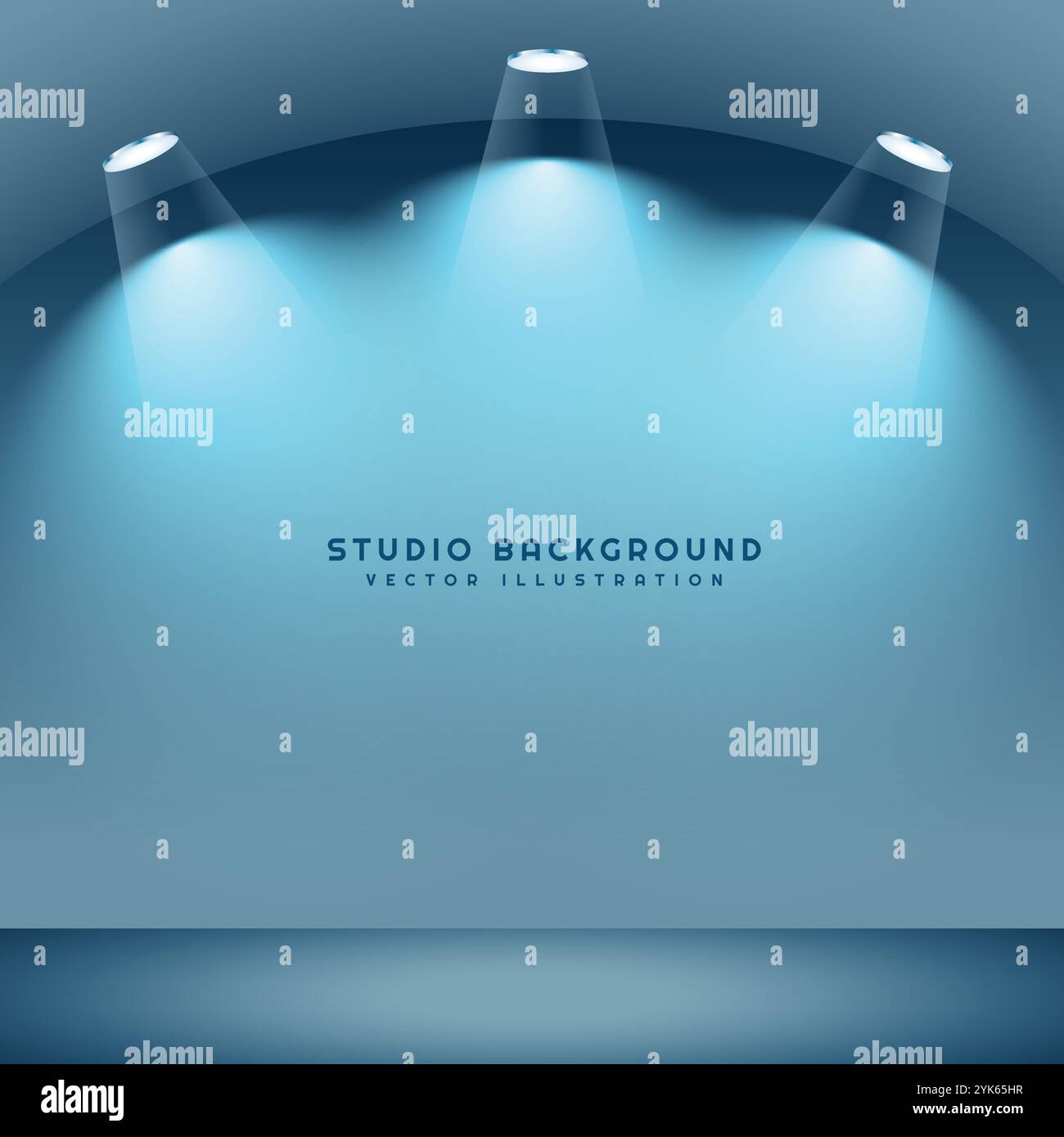 interior empty room with spot lights Stock Vector Image & Art - Alamy