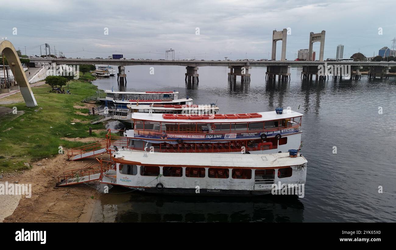 juazeiro, bahia, brazil - november 14, 2024: view of the ferry port for ...