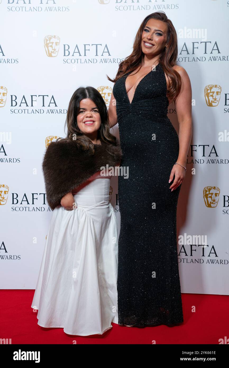 Meryl Williams and Erica Roberts arriving at the BAFTA Scotland Awards ...