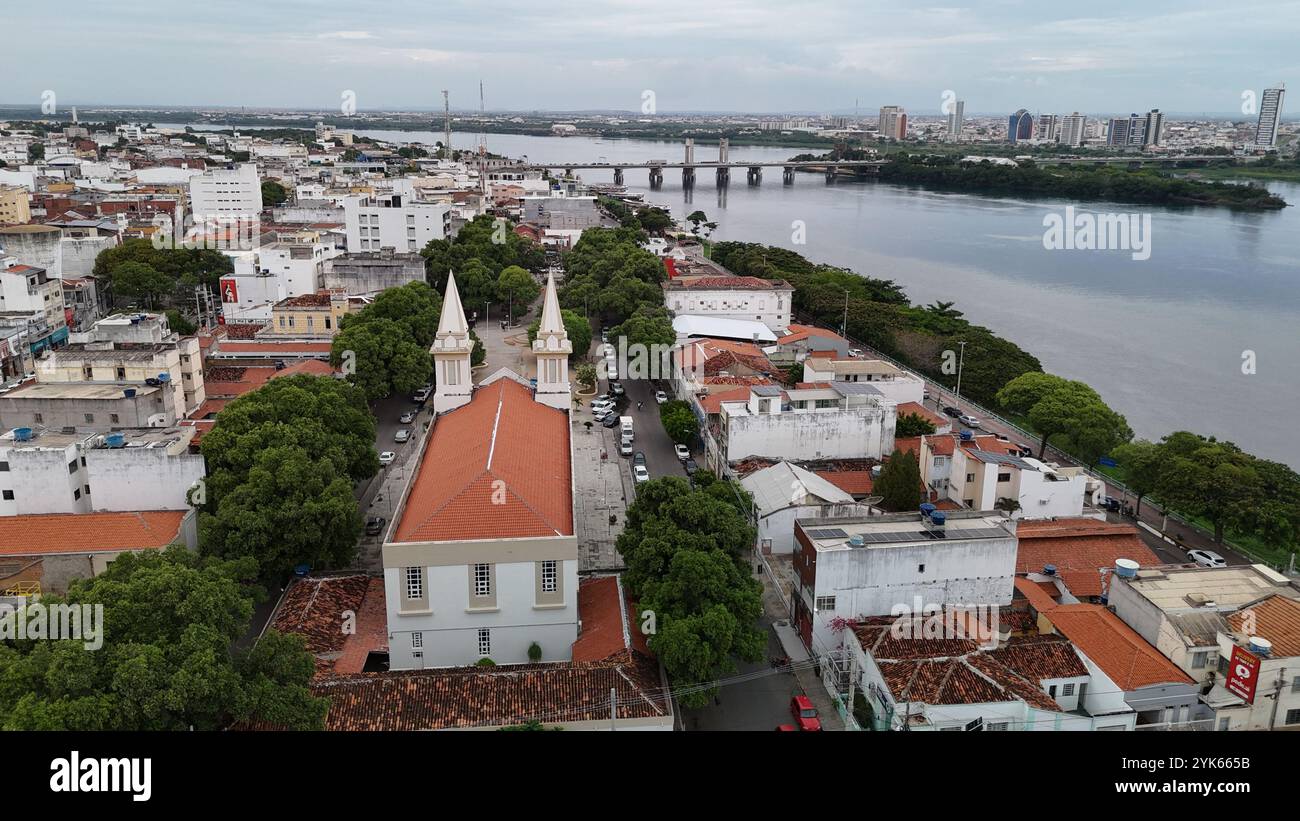 juazeiro, bahia, brazil - november 14, 2024: aerial view of the city of ...