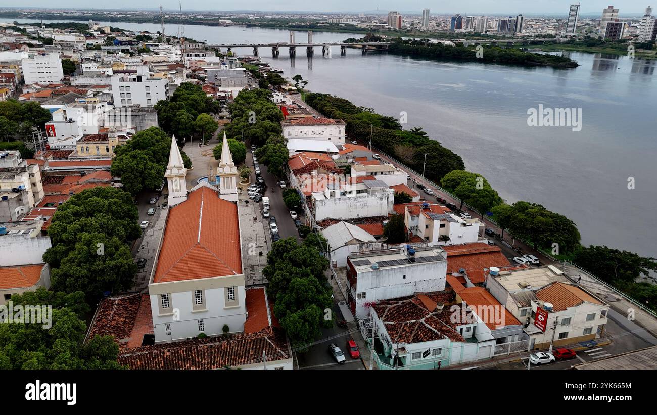 juazeiro, bahia, brazil - november 14, 2024: aerial view of the city of ...