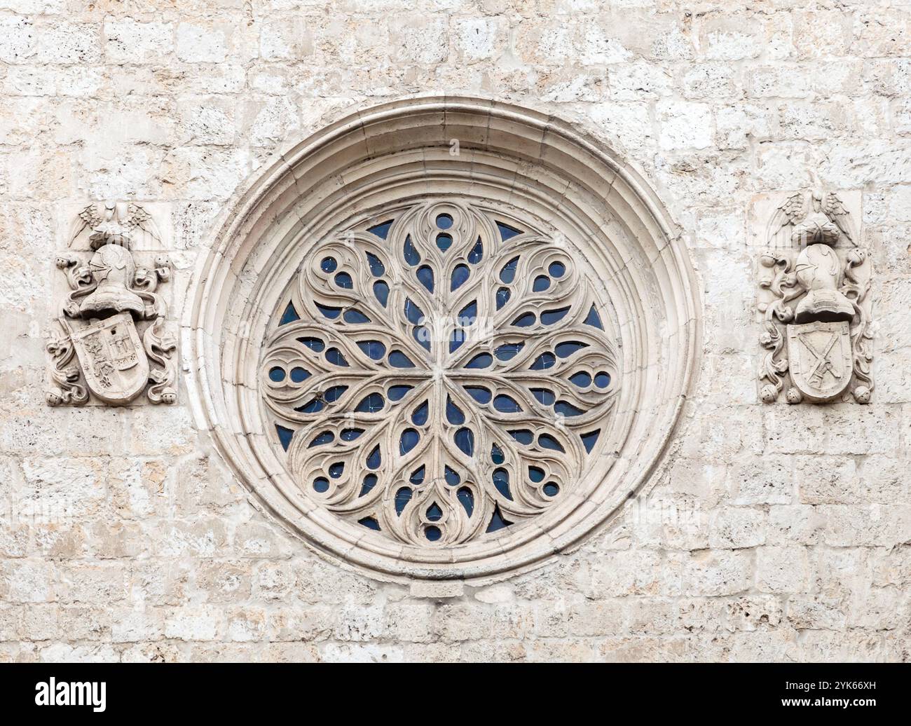 Showcases the architectural features of the building hi-res stock ...