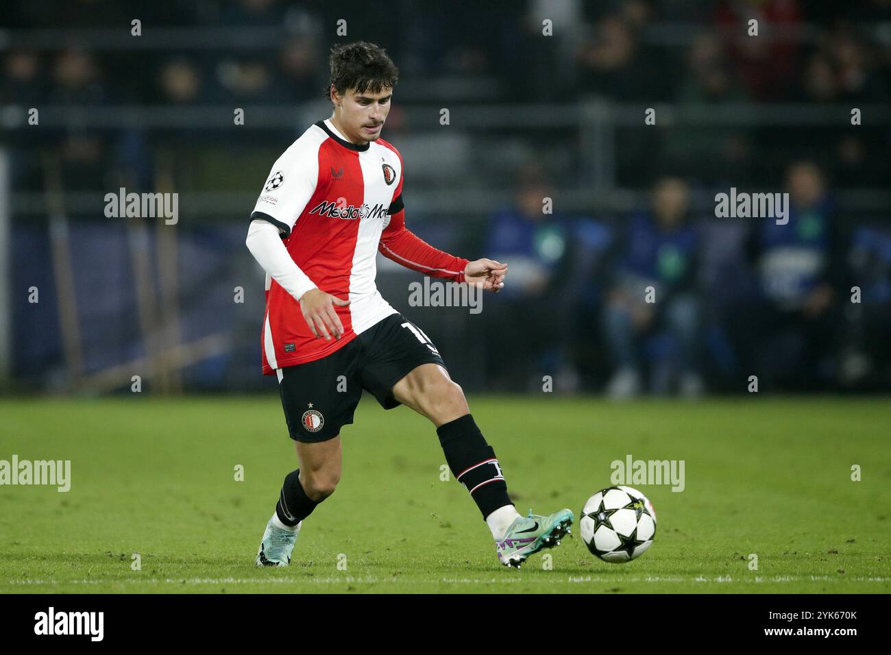 ROTTERDAM - Hugo Bueno of Feyenoord during the UEFA Champions League ...
