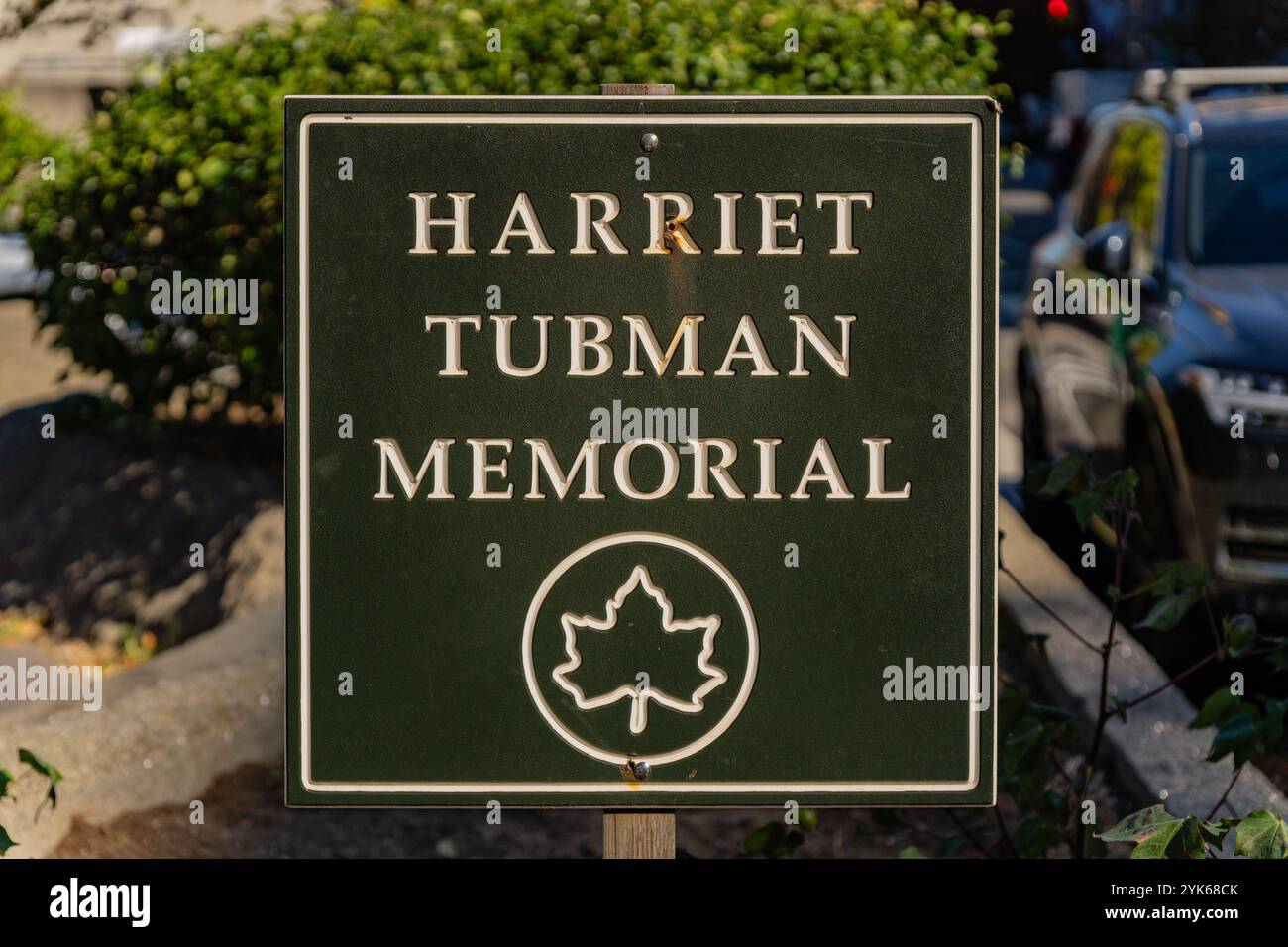New York, NY US - November 11, 2024: Sign at the Harriet Tubman ...