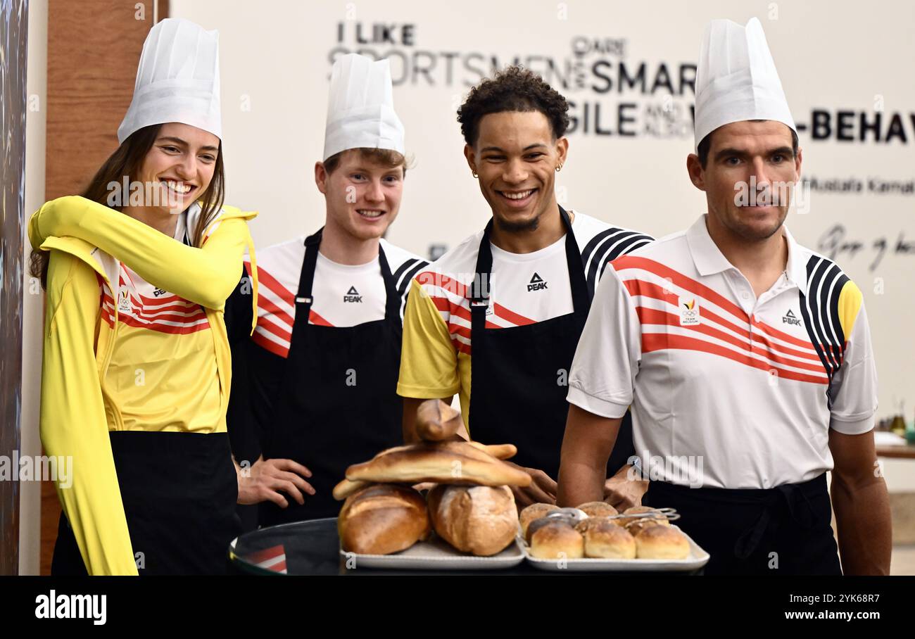 Belek, Turkey. 17th Nov, 2024. Athlete Merel Maes, Belgian Abdoul Wahab ...
