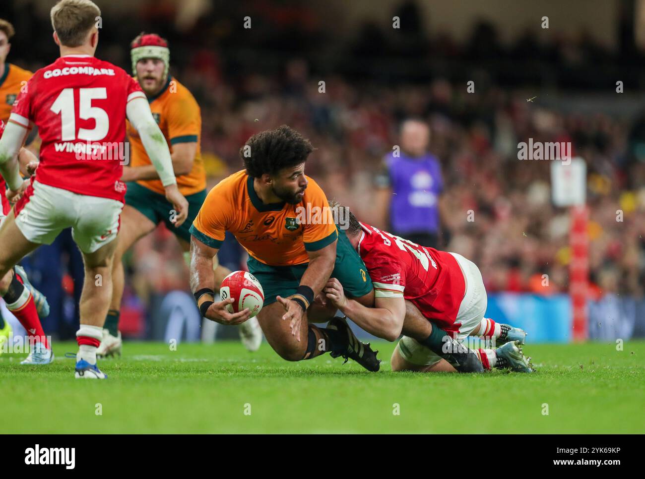 17th November 2024; Principality Stadium, Cardiff, Wales: Autumn Rugby ...