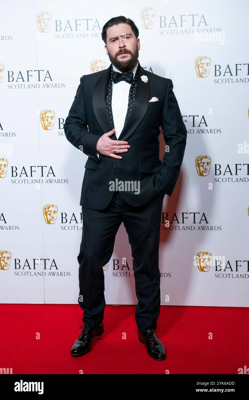 Daniel Portman arriving at the BAFTA Scotland Awards at DoubleTree by ...