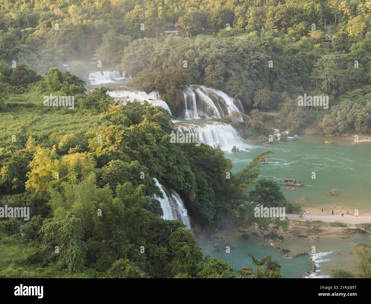 Majestic Ban Gioc Waterfalls: Nature's Masterpiece in Vietnam Stock ...