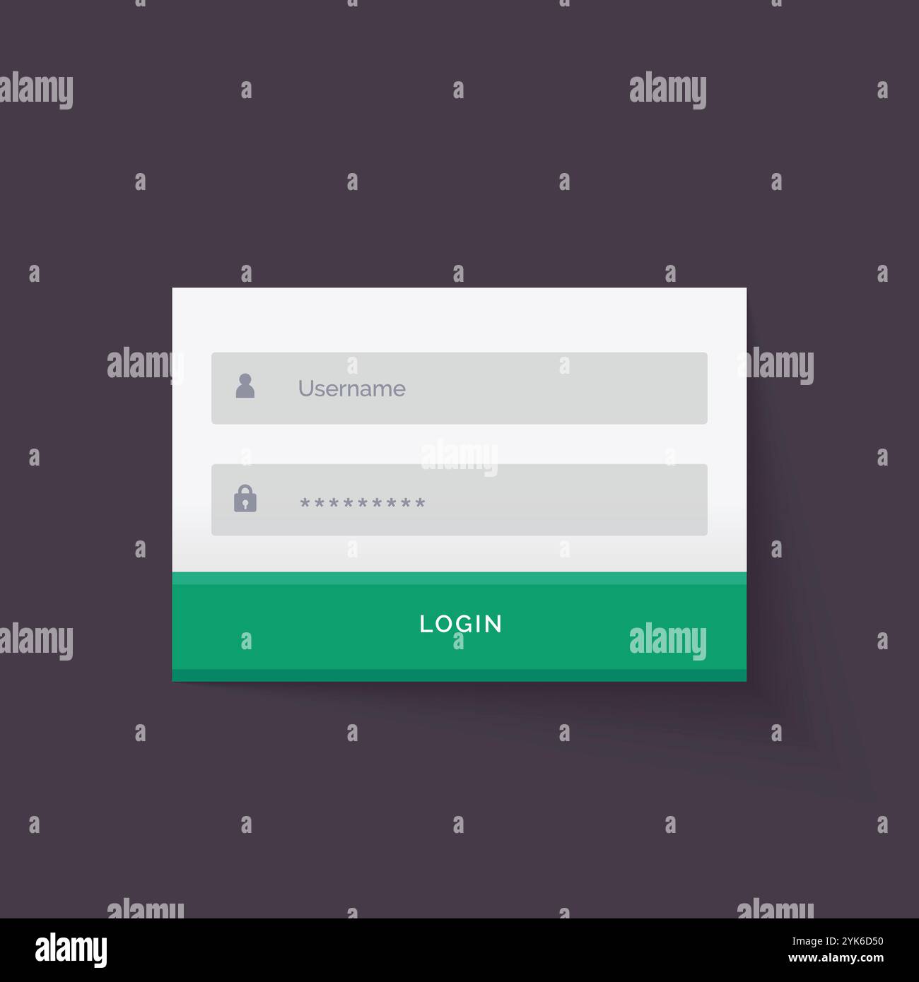 clean flat white login form ui template design Stock Vector Image & Art ... clean flat white login form ui template design Stock Vector Image & Art ...