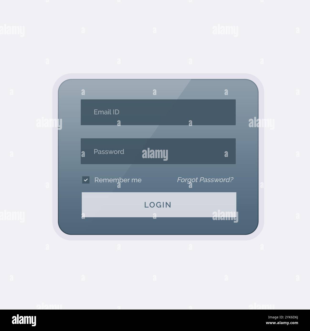 Login form ui Stock Vector Images - Alamy
