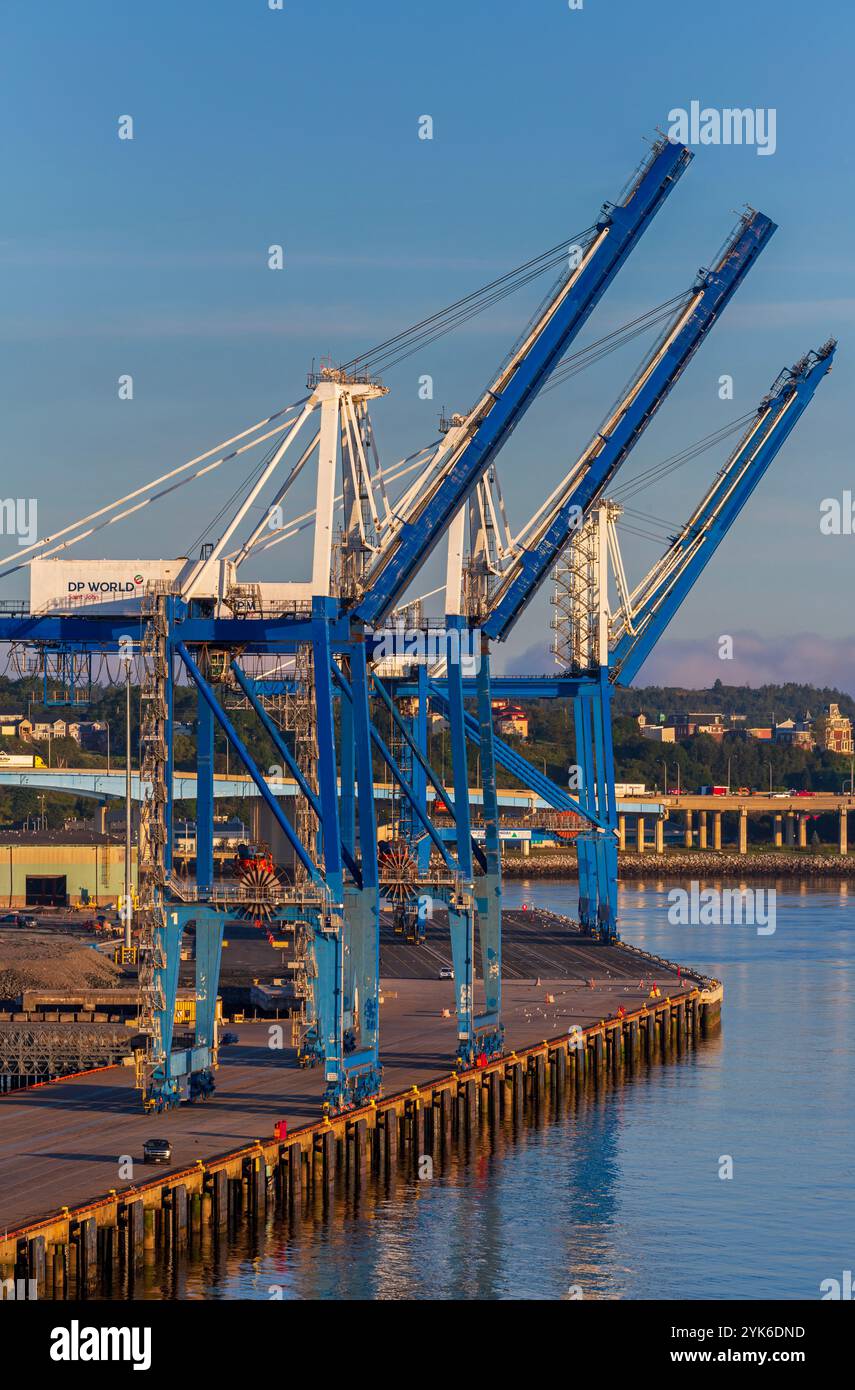 Container Terminal,Saint John, New Brunswick, Canada Stock Photo - Alamy