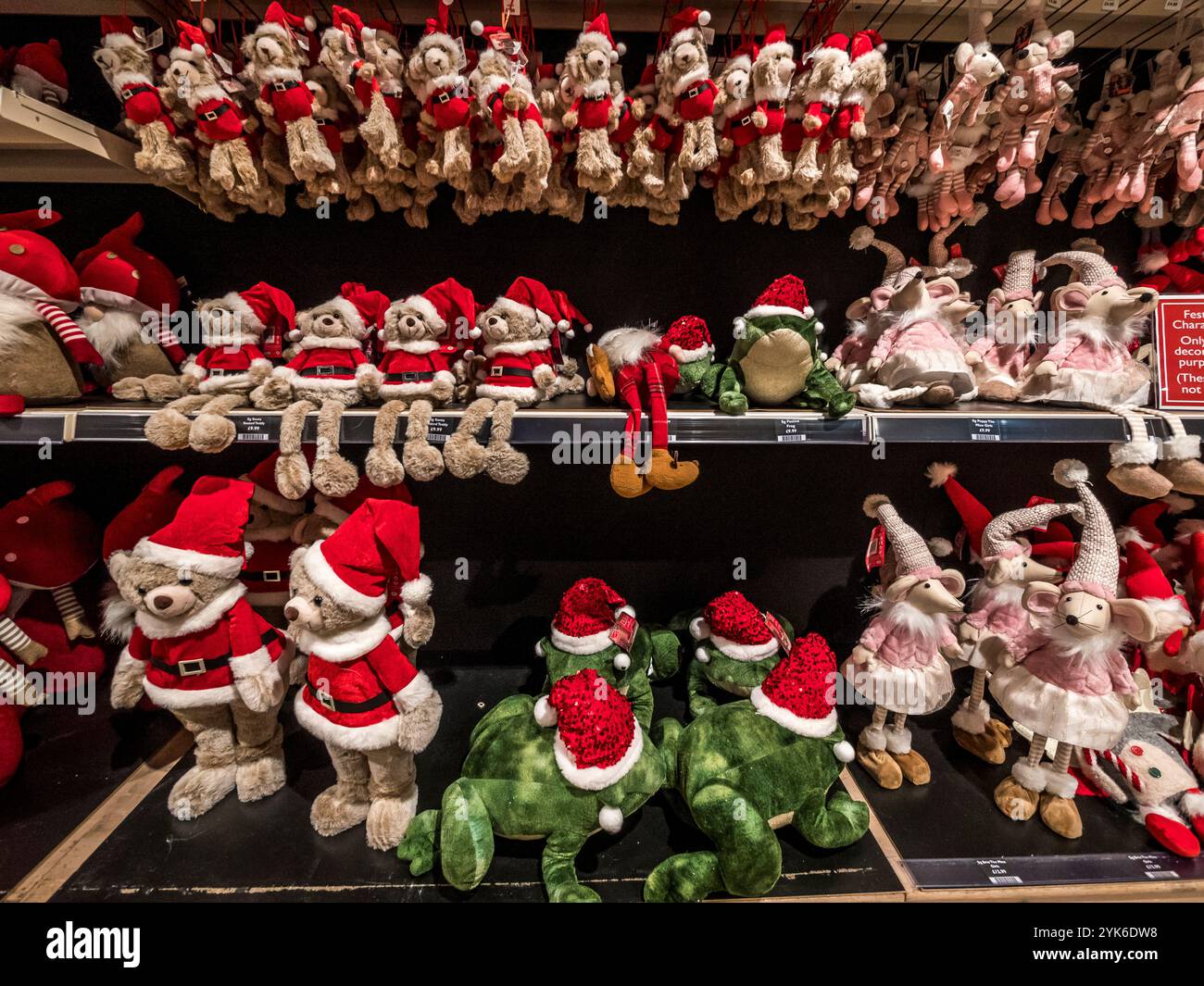 The image is of the interior of an under cover retail park shown here ...