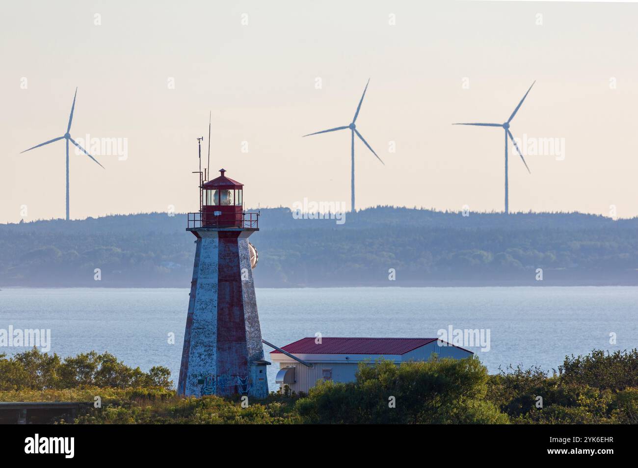 Partridge Island Lighthouse, Bay of Fundy, Saint John, New Brunswick ...