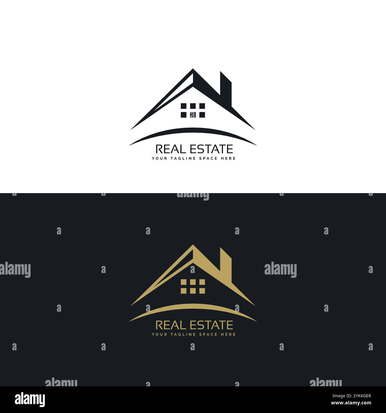 Real esatate logo Stock Vector Images - Alamy