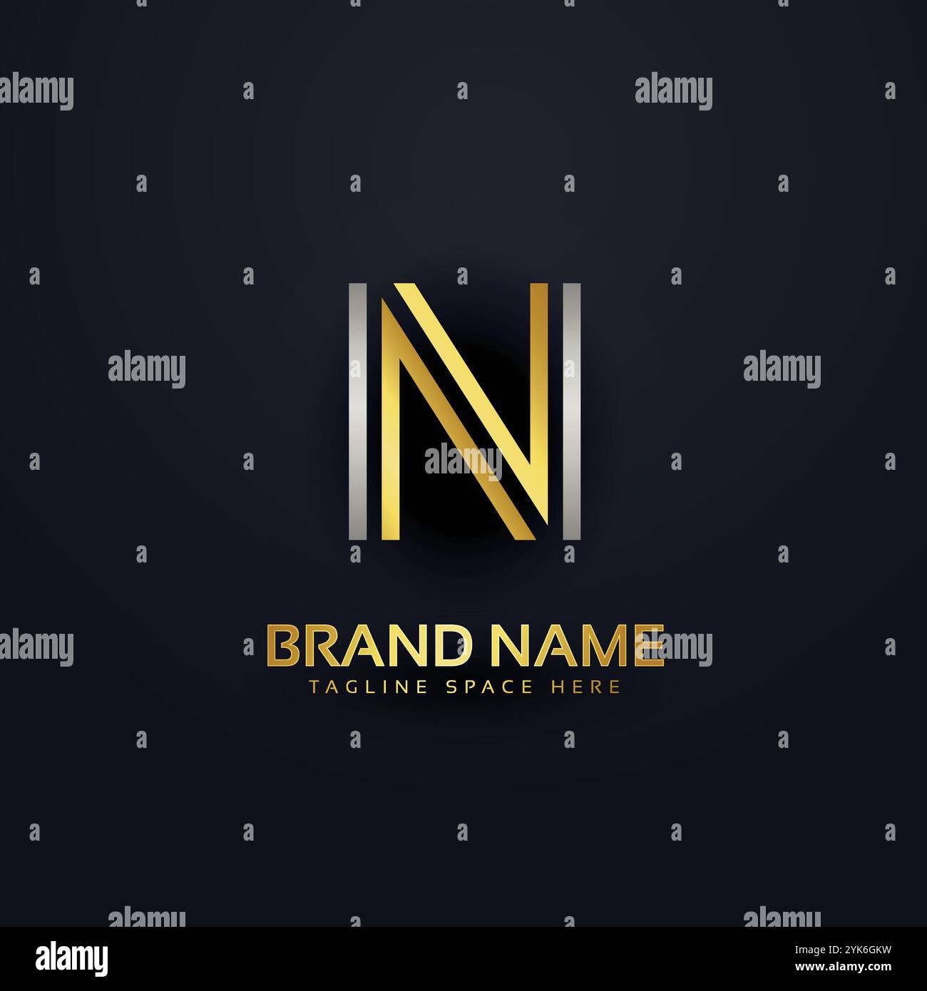creative letter N logo design template Stock Vector Image & Art - Alamy
