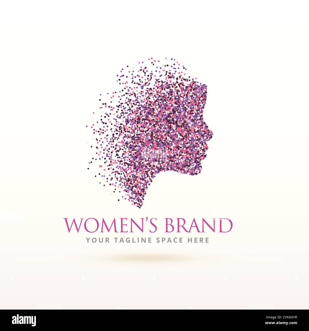 Woman face logo Stock Vector Images - Alamy