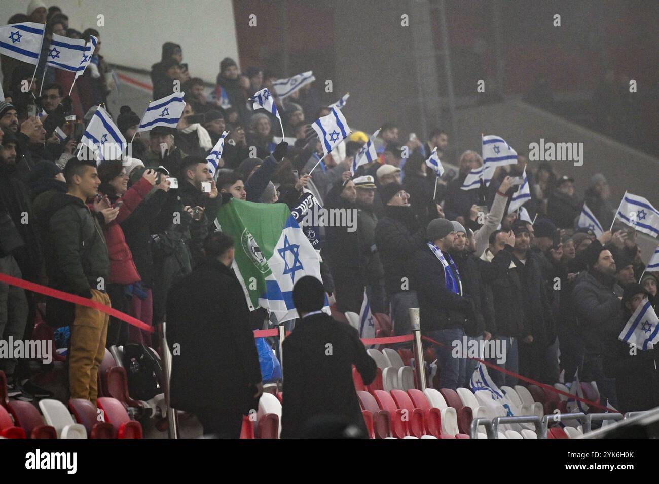 Israel supporters during the UEFA Nations League match between Israel ...